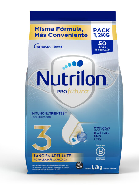 NUTRILON PROFUTURA 3 POUCH X1,2 KG | Embon